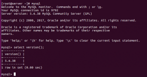 Find MySQL Server Version - ServerOK