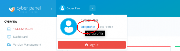 How to Change User Password in CyberPanel - ServerOK
