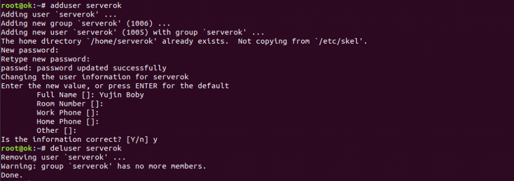 Linux add a user to group with adduser - ServerOK