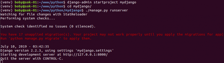 Getting started with Django Framework - ServerOK