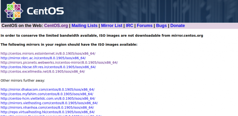 Install CentOS 8 from Net boot ISO - ServerOK