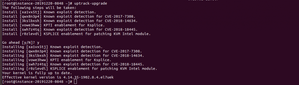 Updating Kernel on Oracle Linux with Ksplice - ServerOK