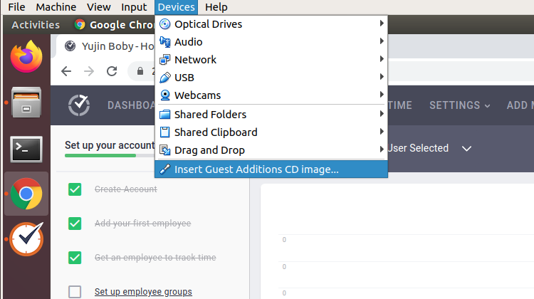 VirtualBox Ubuntu Shared Folder ServerOK