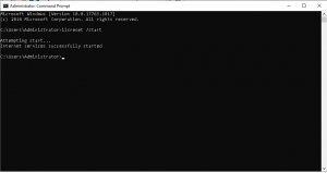 Restart IIS from command line - ServerOK